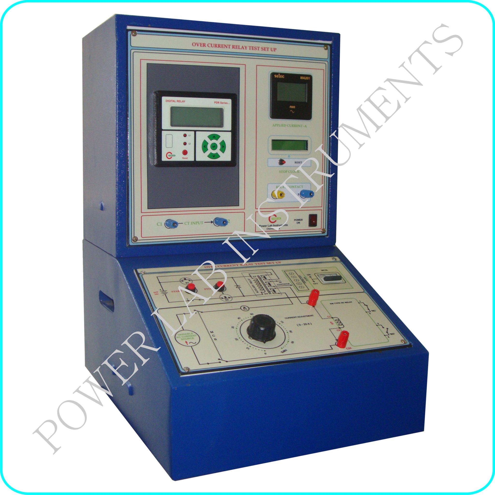 Digital Over current Relay test set up ( PPS-07) - Power Lab Instruments
